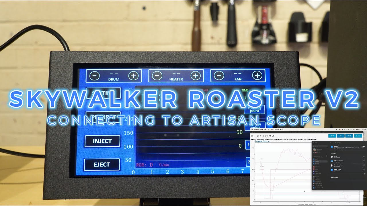 Skywalker Roaster V2  - How to Connect to Artisan Scope
