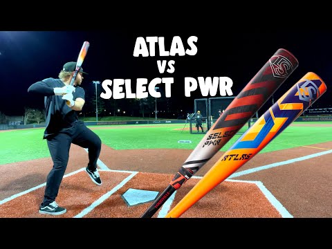 ATLAS vs. SELECT PWR | Louisville Slugger BBCOR Showdown (BROKEN BAT)