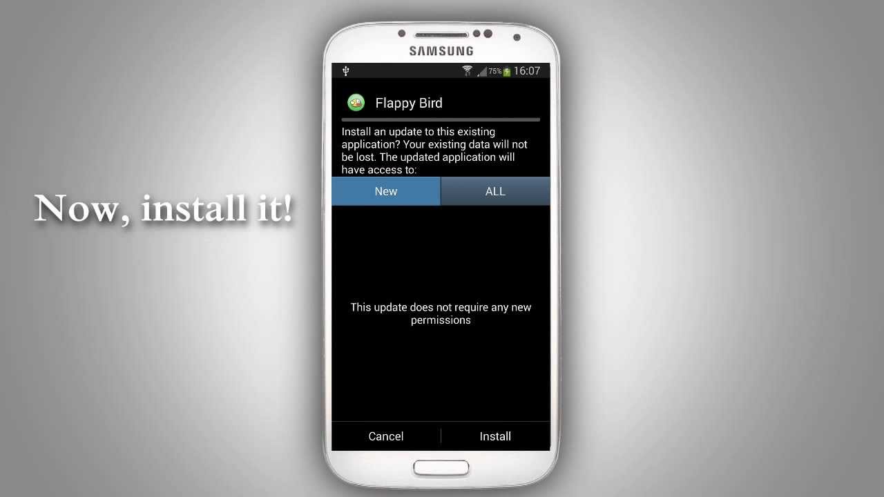 How to download and install Flappy Bird on ANDROID - Tutorial