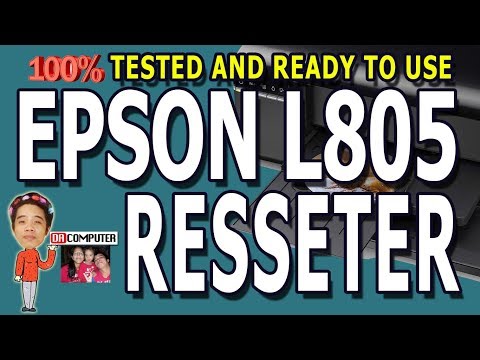 How to Reset Epson L805 Plus Free Download Resseter Program