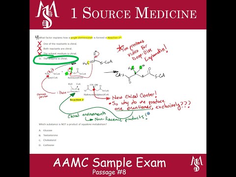 AAMC Sample Exam, Passage #8 Review (part 1 of 4)