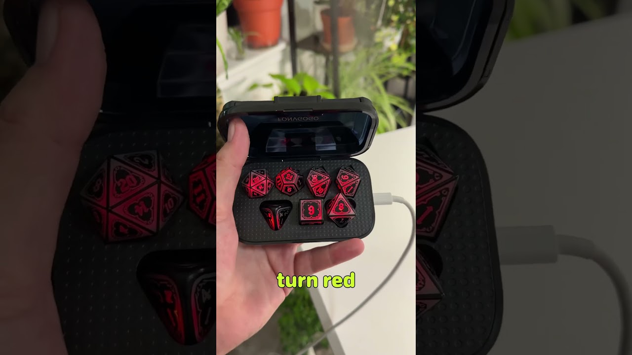DND RGB Astral Polyhedral Dice for Dungeons and Dragons