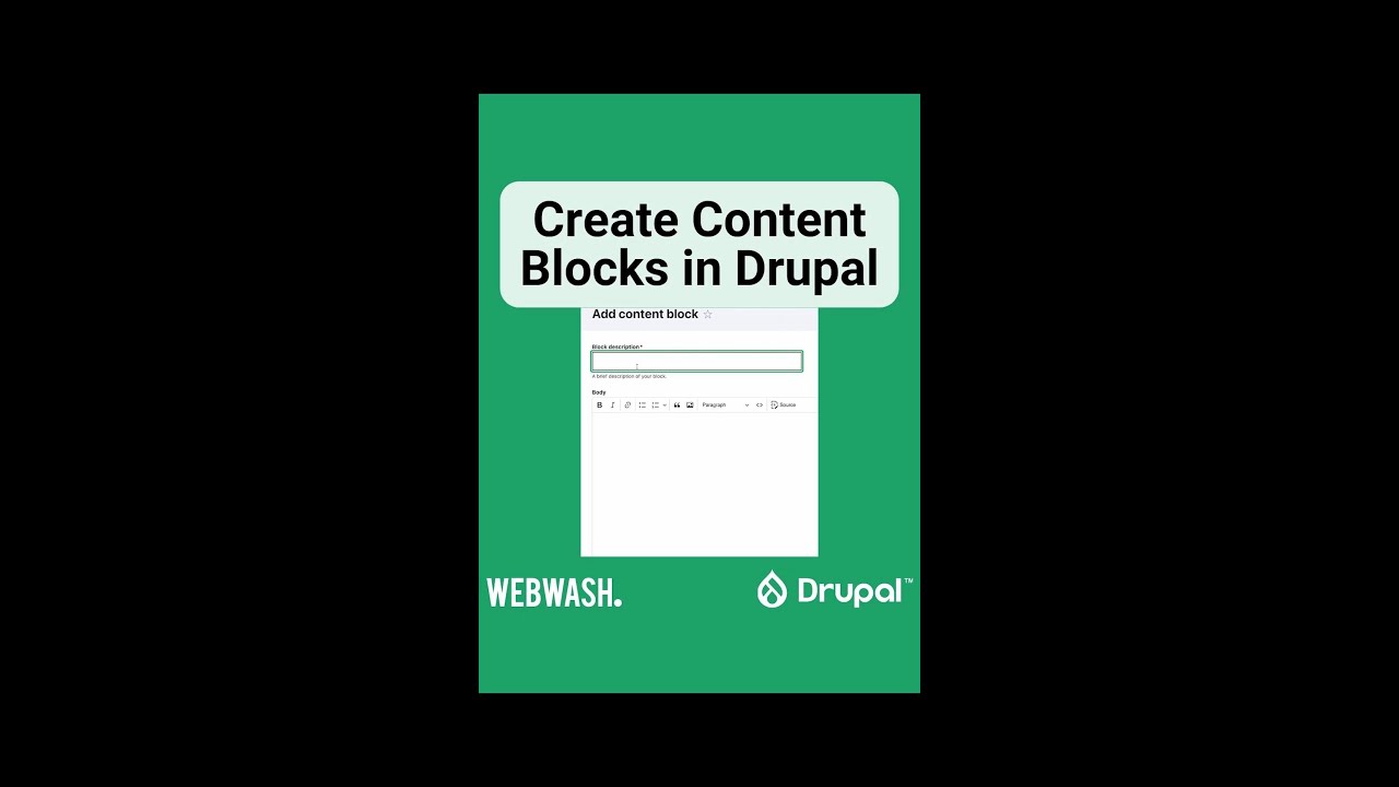 Create Content Blocks in Drupal