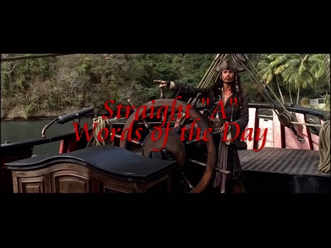 Straight "A" Vocab - Learn Vocabulary from a Pirate - Commandeer Pillage Plunder Pilfer