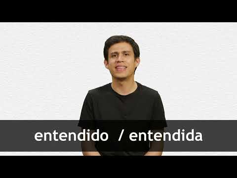 Traducción en inglés de “ENTENDIDO” | Collins Diccionario español-inglés