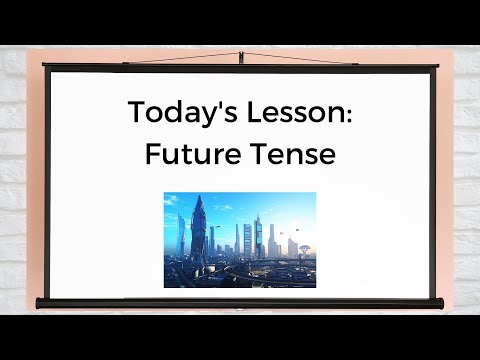 Future Tense Grammar English Learning Video- Educational English Grammar Video - ESL/Intermediate