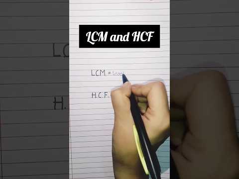 Lcm and Hcf stands for || meaning of lcm and hcf || #lcmandhcf #math #knowledge #shorts