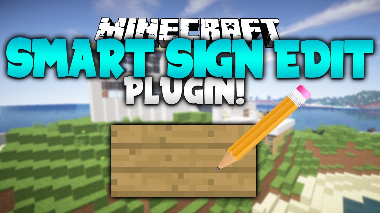 SMART SIGN EDITOR! | Minecraft Plugin Tutorial