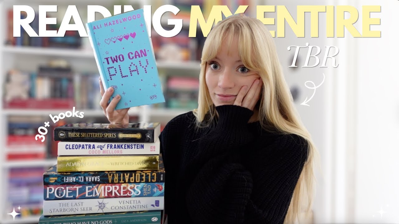 TBR takedown! Reading every book on my physical tbr 📖