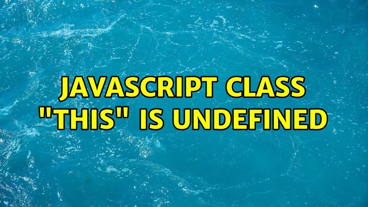 JavaScript class 