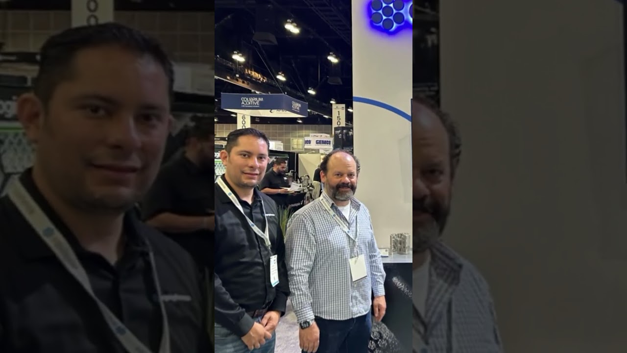 Equispheres at Rapid+TCT 2024 showcasing advancements in aluminum alloy additive manufacturing!
