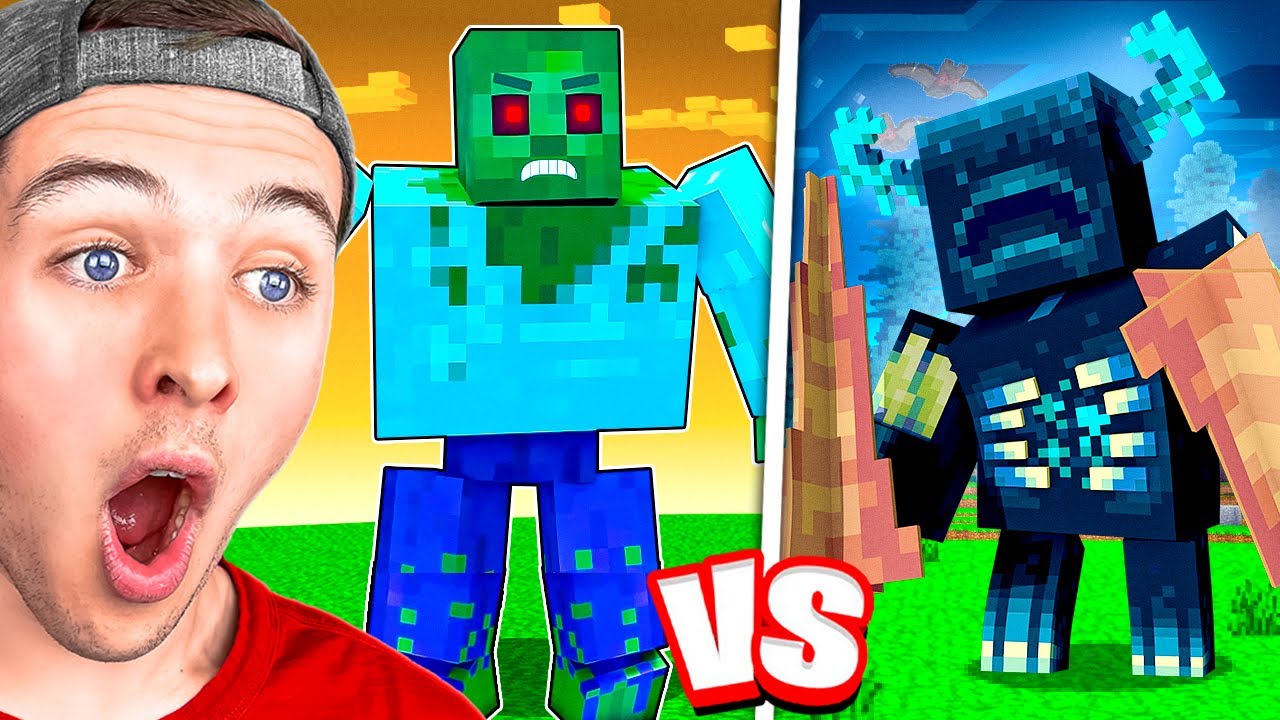 The WARDEN vs MUTANT ZOMBIE Minecraft Animation!