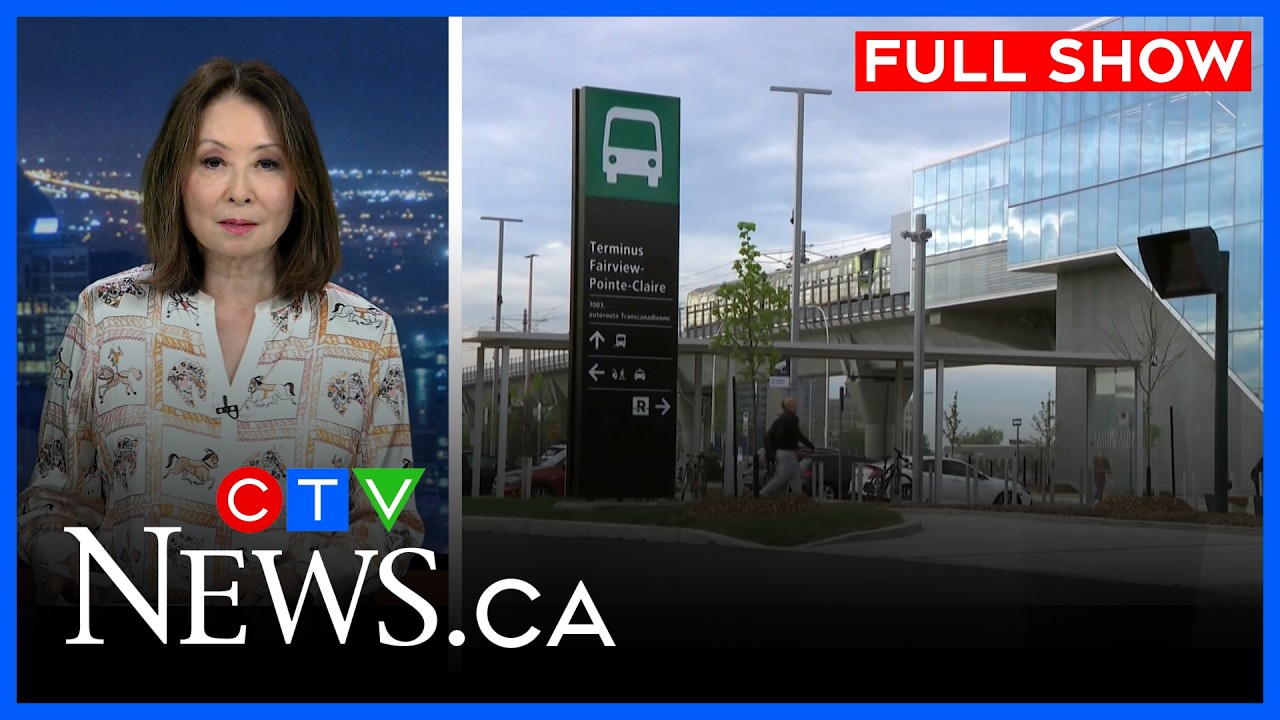 REM finally opens in Montreal's West Island | CTV News at Six for Tuesday, May 19, 2026