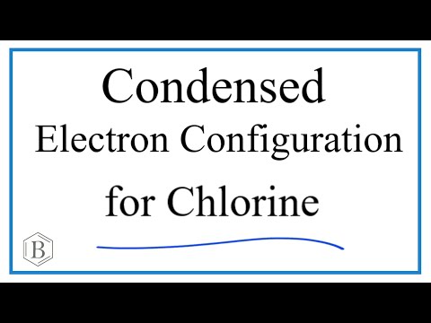 Writing Condensed/Abbreviated Electron Configuration for Chlorine (Cl)