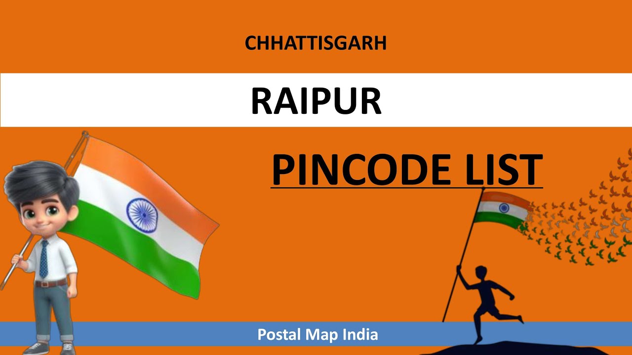 Raipur District Pincode List || CHHATTISGARH Zip Codes