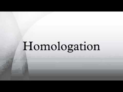 Homologation