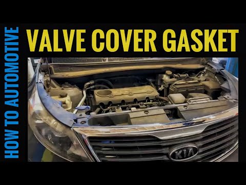 Replacing The Valve Cover Gasket On A Kia Sportage With A 2.4l Engine