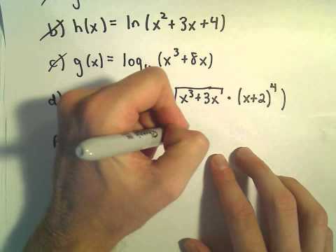 Derivatives of Logarithms - Expii