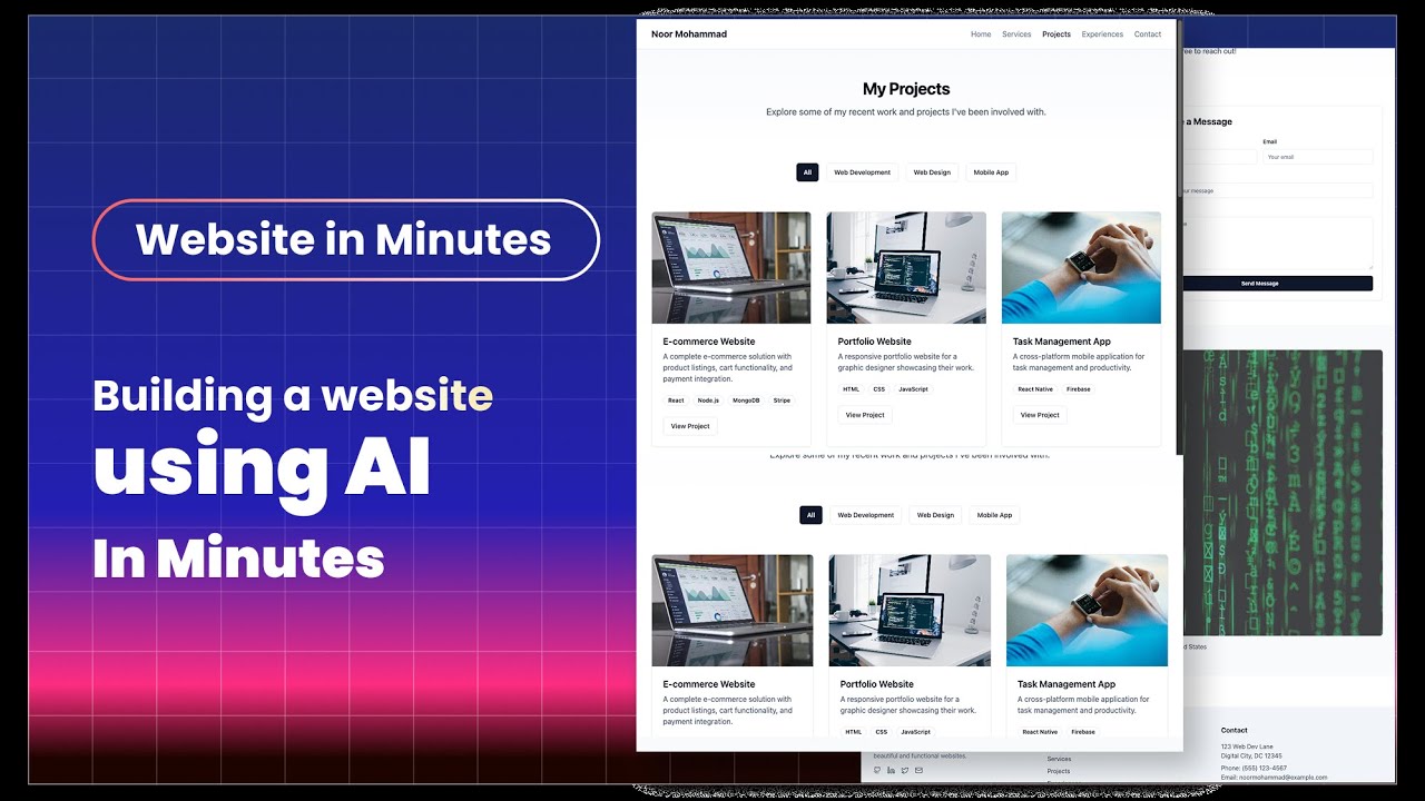 Build a Stunning Responsive Website in Minutes with AI & GitHub Integration