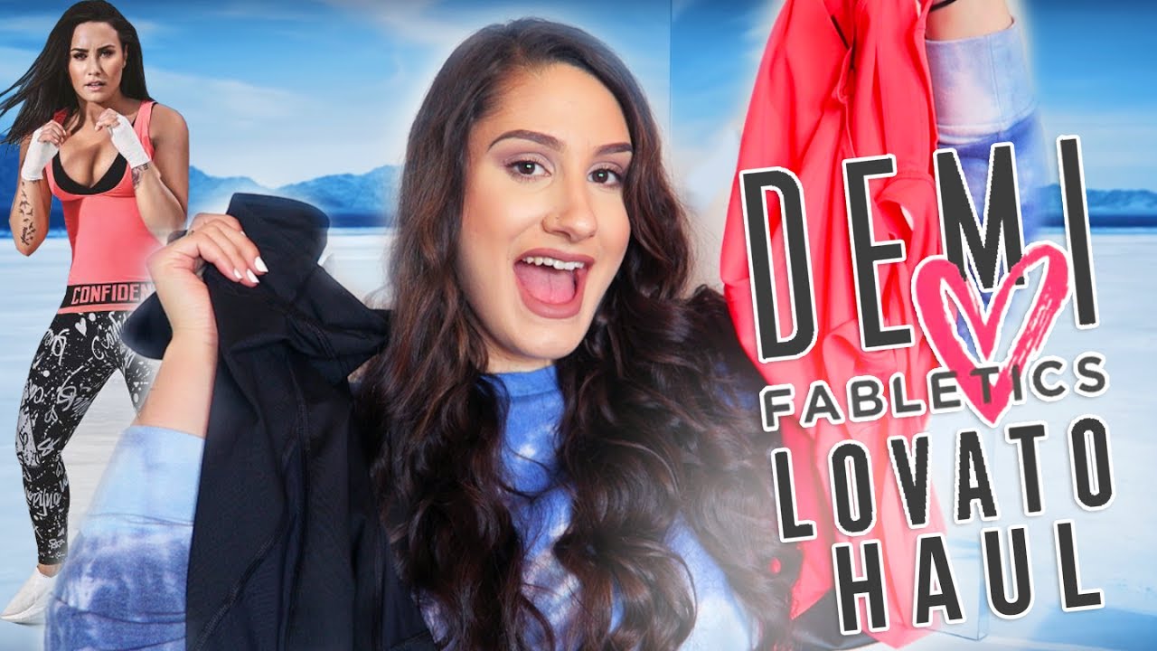 DEMI LOVATO FABLETICS (TRY-ON) HAUL!