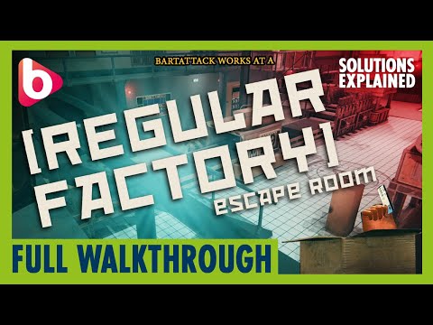 Steam Community :: Video :: REGULAR FACTORY escape room | Full ...