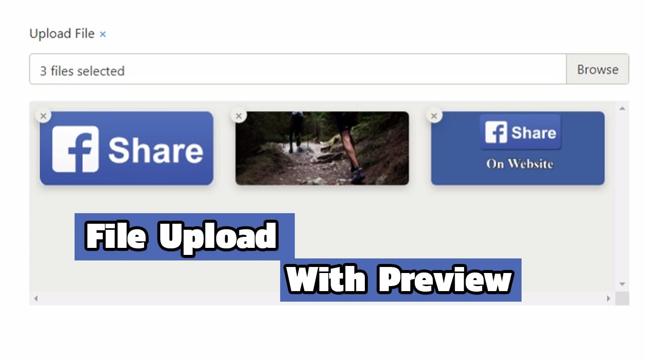 file upload with preview using javascript || Coding Juice