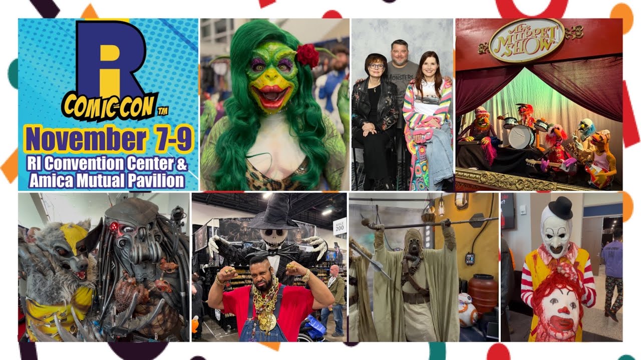 Rhode Island Comic Con 2025- Pop Culture Convention -D Tour 391 11/8+9/25 -4K- 