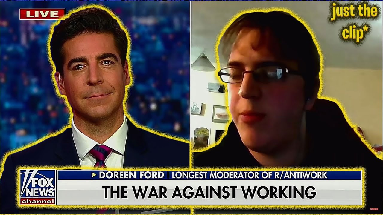 antiwork reddit mod vs fox news (just the clip)