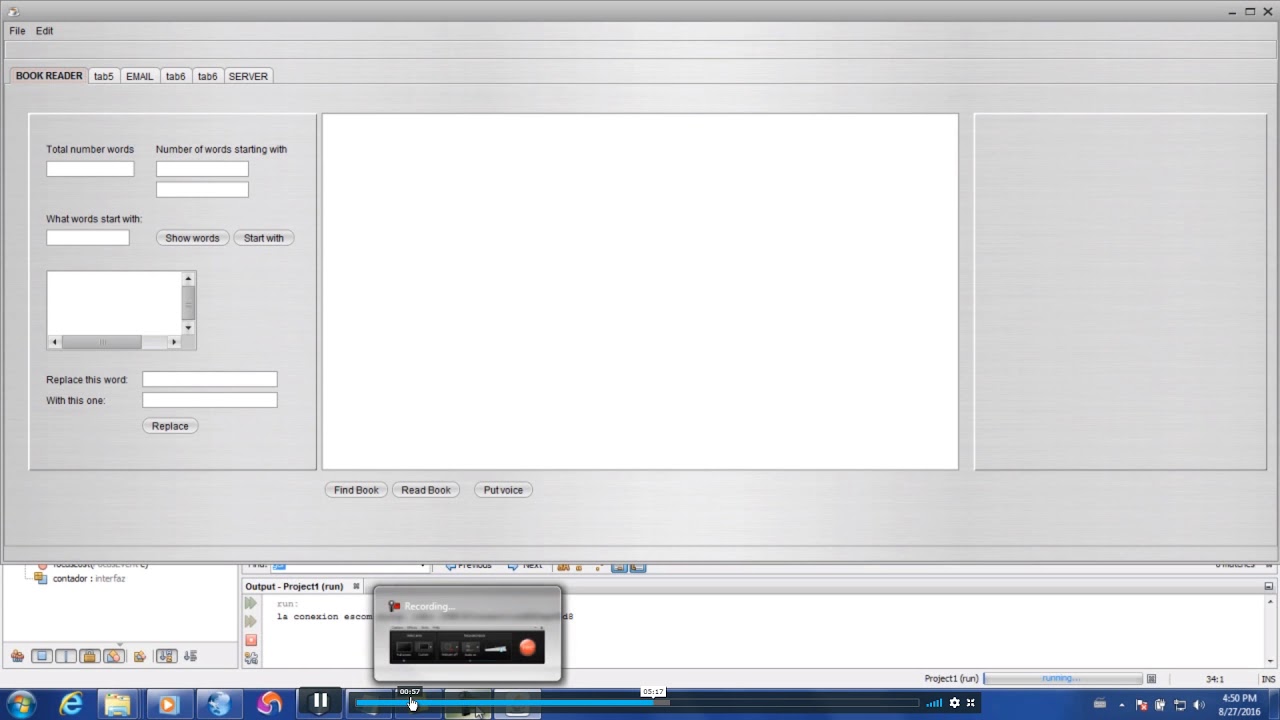 Text Analyzer and Database
