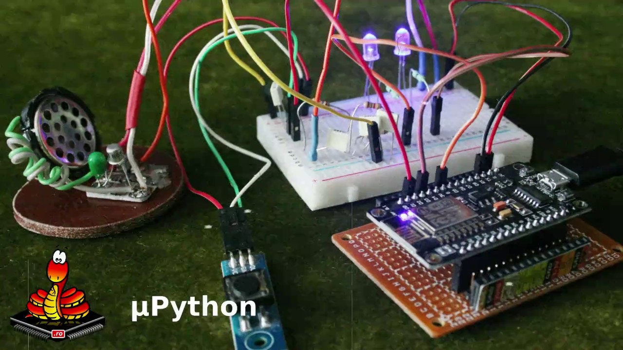μPython - Tip #02  Connect a character based LCDs on ESP8266.