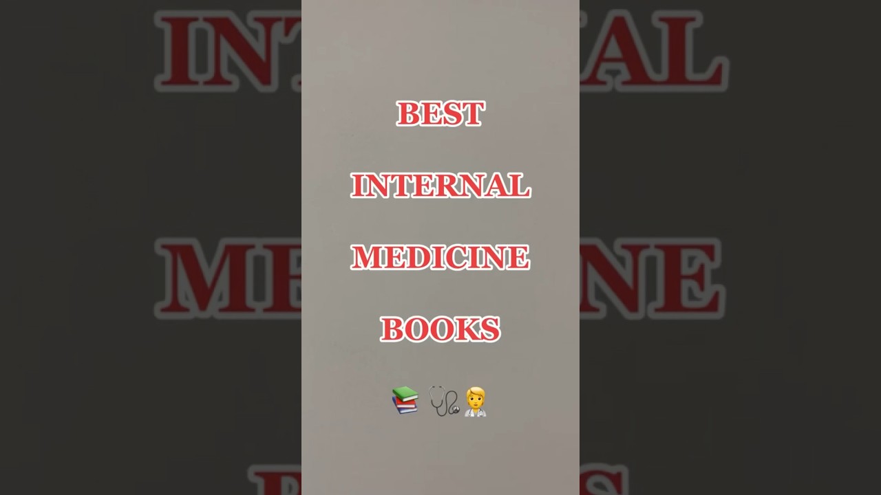 BEST INTERNAL MEDICINE BOOKS📚🧑‍⚕️🩺#doctor #medical #medicine #medstudent #internalmedicine