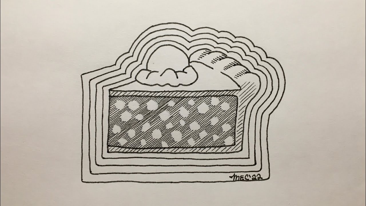 Blueberry pie vibes drawing (time lapse)