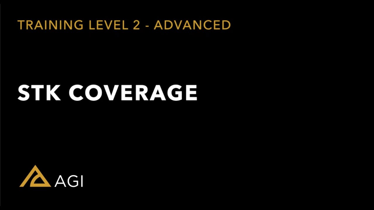 Lesson 11-1 STK Coverage