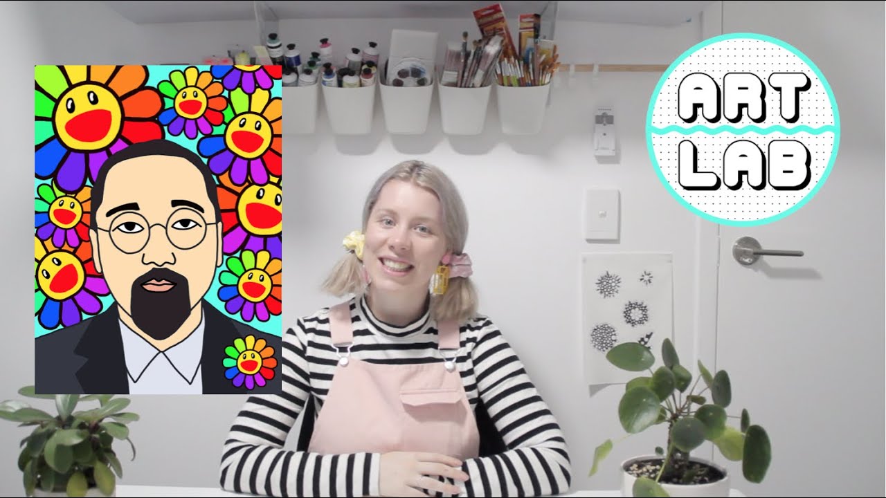 How to draw Takashi Murakami - step by step - EASY TUTORIAL