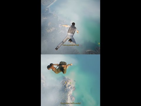A Way Out PC - Leo loses his parachute in midair 😂