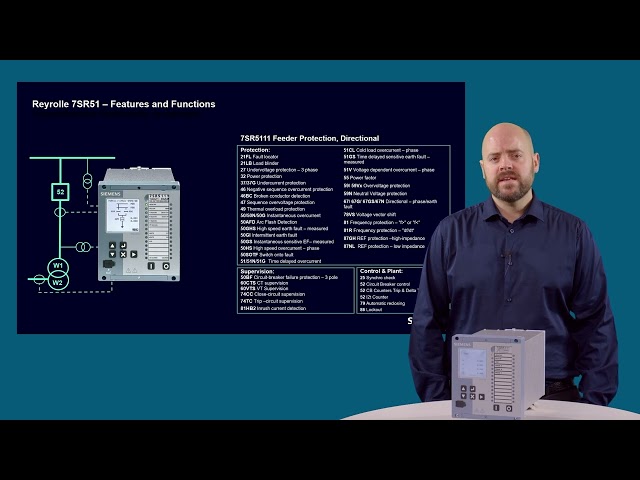 over current earth fault protection relay - Siprotect 7SJ80 Siemens ...