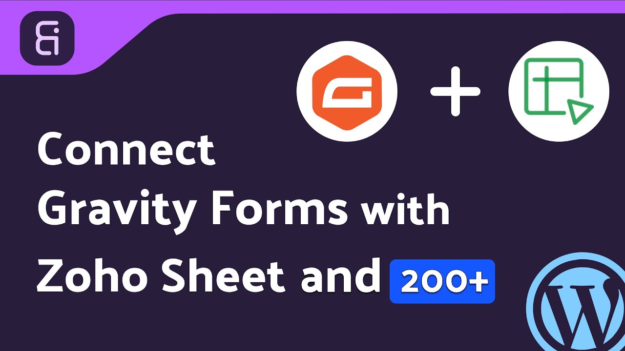 Integrating Gravity Forms with Zoho Sheet | Step-by-Step Tutorial | Bit Integrations