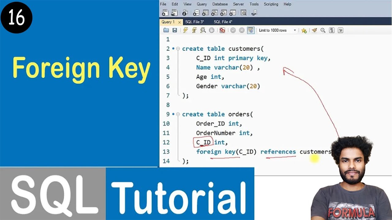 #16 Foreign Key Constraint in SQL | SQL Tutorial