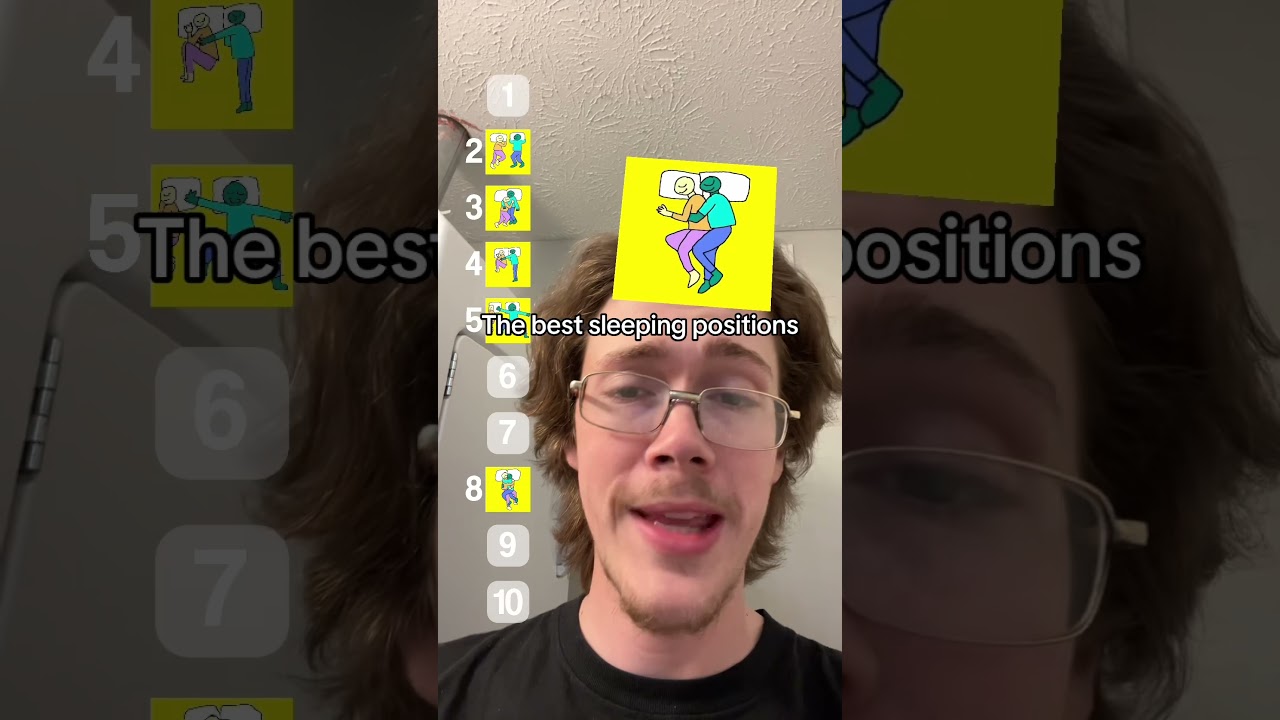 Ranking different sleeping positions