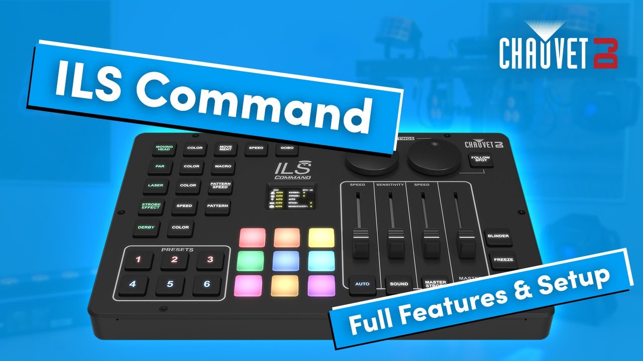 CHAUVET DJ ILS Command Lighting Controller - Full Features & Setup