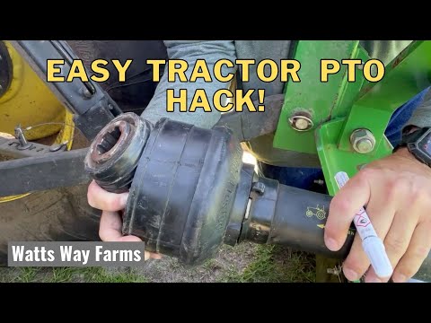 Super Easy Tractor PTO Hack!