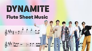 BTS - Dynamite (Flute Sheet Music) by sonye flute Hoja