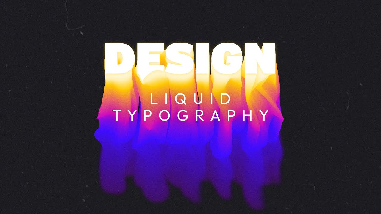Liquid Typography in Adobe Illustrator – Text Effect Tutorial