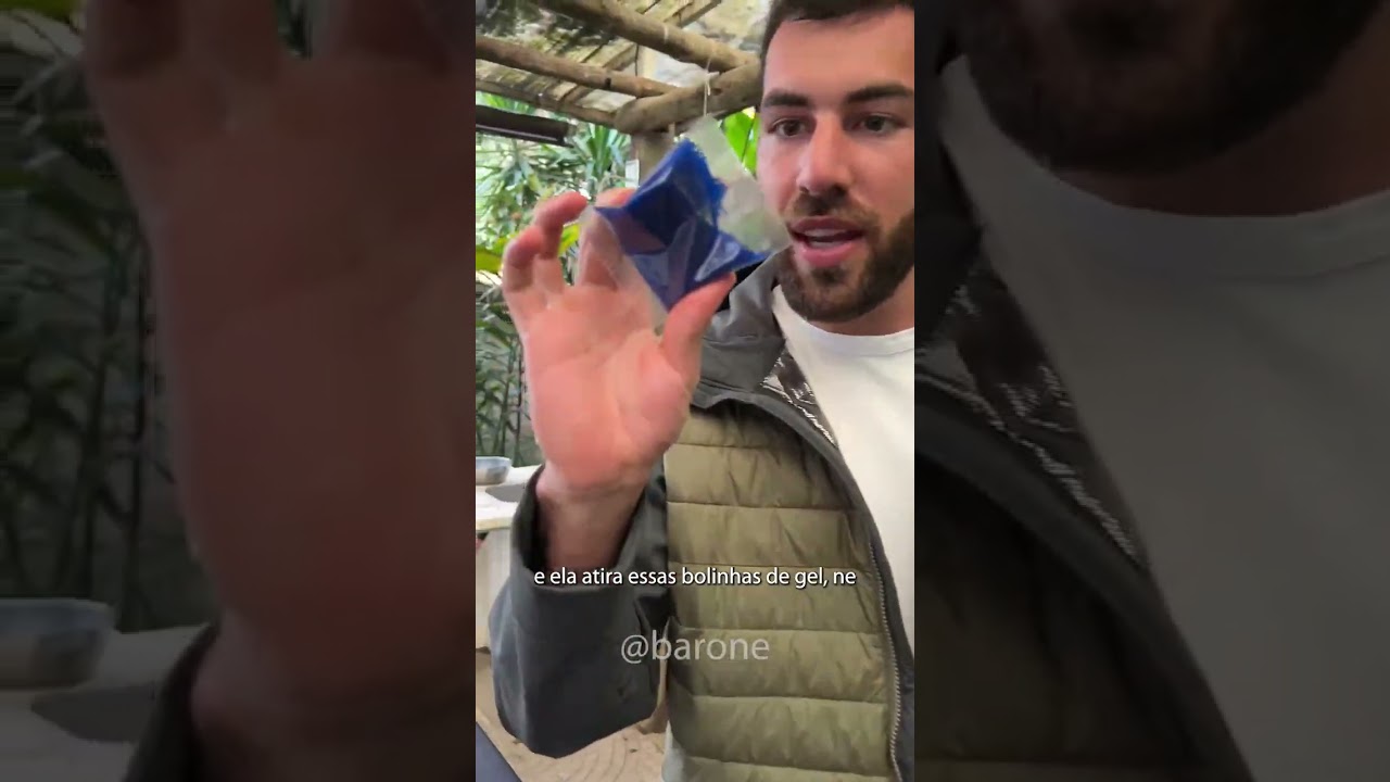 Essa submetralhadora automática de bolinhas de gel é CABULOSA