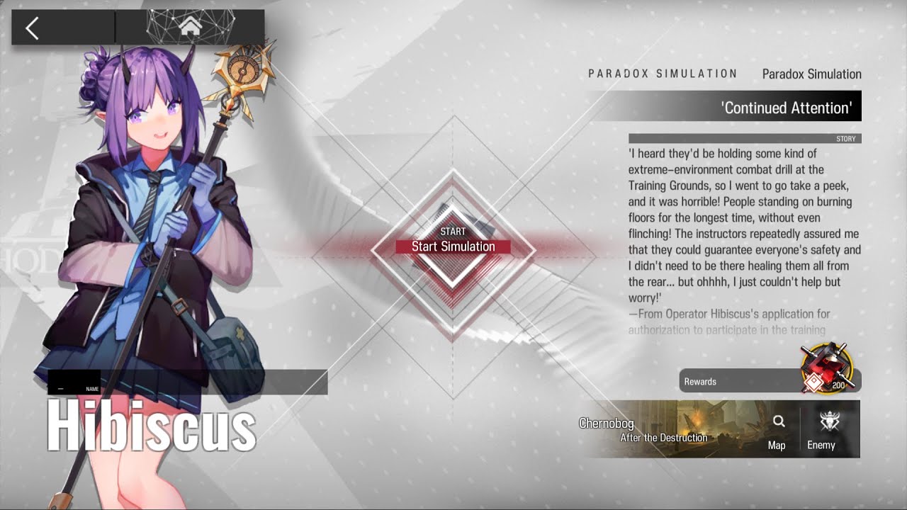 Arknights Paradox Simulation Hibiscus Guide