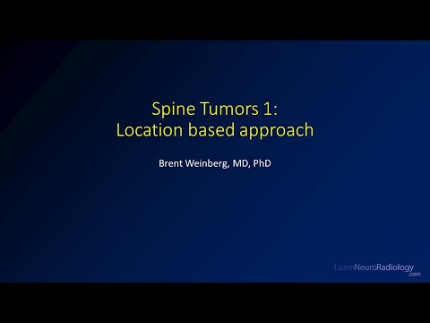 Spine tumors 1 – Introduction to a location-based approach