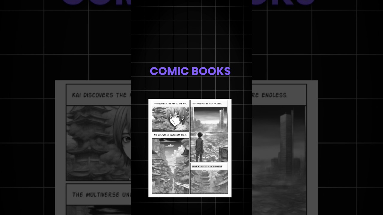Create your own comic books 🚀 | Just like Japanese manga 🔥 #trending #youtubeshorts #ai #viral