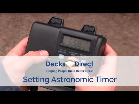 Setting Astronomic Timer