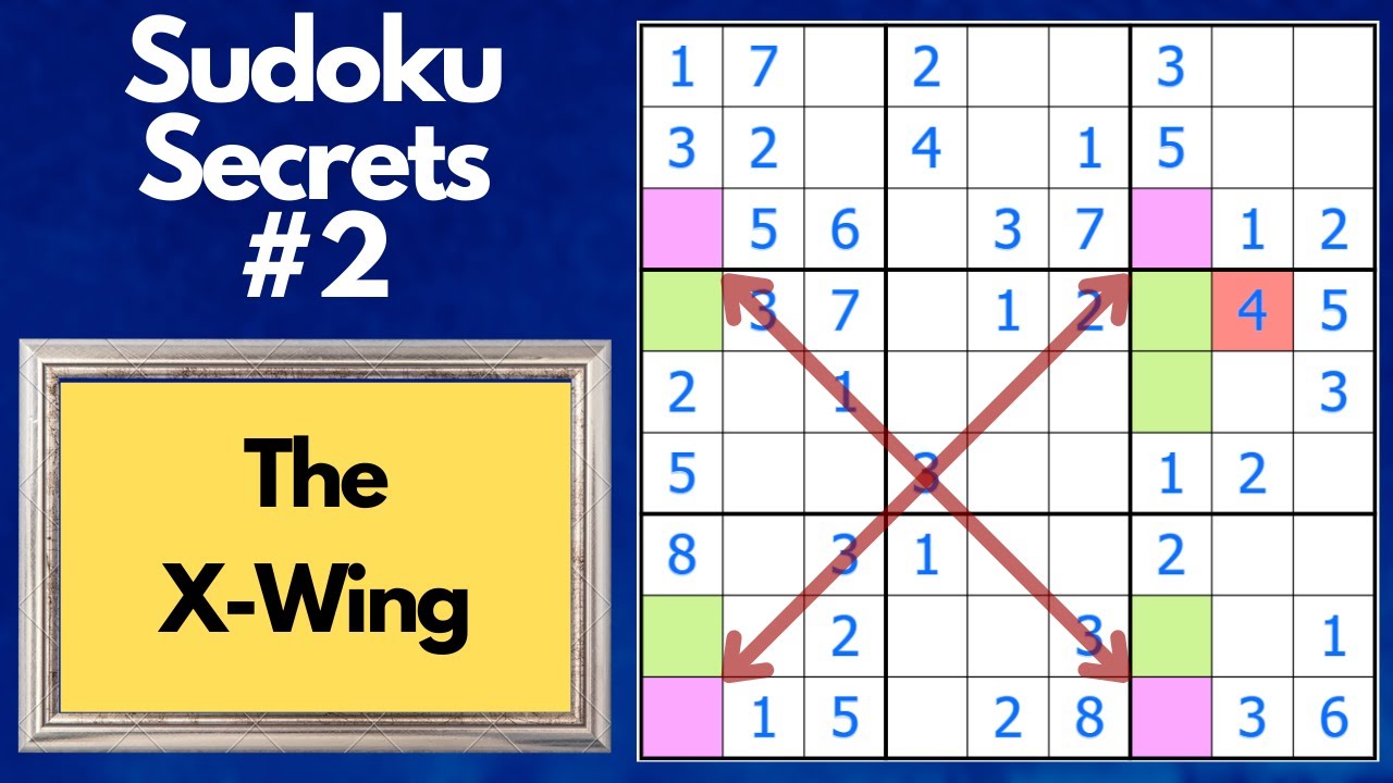 Sudoku Secrets No. 2: The X-Wing #shorts