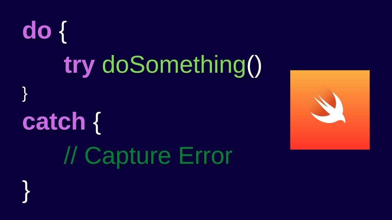 Do Catch Try Statement in Swift 5 (Xcode 12, 2020) - iOS Development